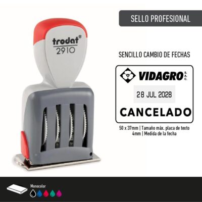 Sellos Trodat Fechador 2910 - PLOTCENTER